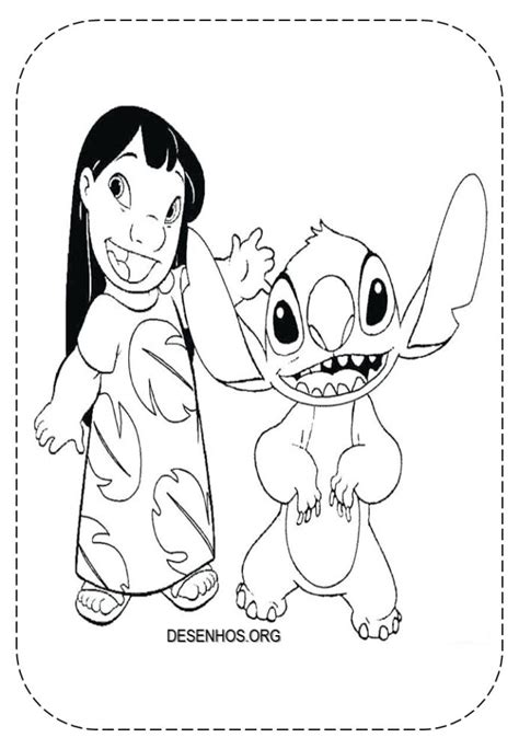 107 Desenhos Lilo E Stitch Para Imprimir E Colorir