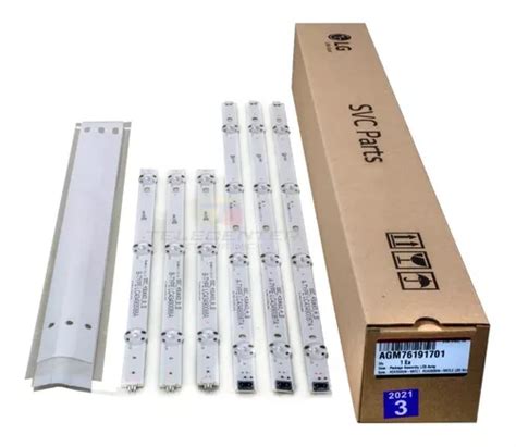 Kit Barras De Led Tv Lg Lj Lj Uj Original Frete Gr Tis