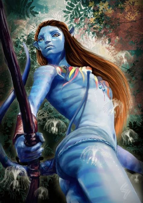 Avatar Fan Art Neytiri Drawing Avatar Fan Art Sketches Character Art