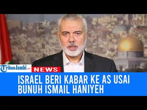 Gedung Putih Terkejut Dan Marah Israel Beri Kabar Ke AS Usai Bunuh