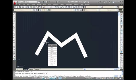 Autocad Tutorial Pedit Command Youtube