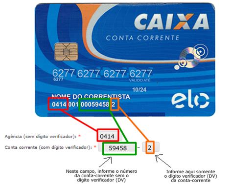 Numero Da Agencia E Conta No Cartão Caixa Pesquisa Cartões