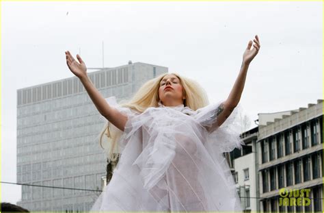 Lady Gaga Covers Naked Body With Sheer Cover Up In Berlin Photo