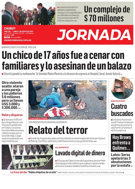 Edicion Impresa By Diario Jornada Issuu