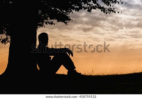 1 697 Sitting Under Tree Silhouette Images Stock Photos Vectors