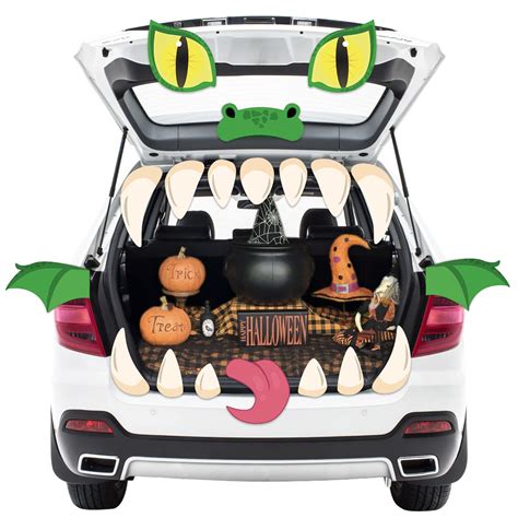Buy VERSRH 19PCS Halloween Trunk Or Treat Dinosaur Decoration Kit