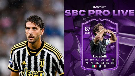 EA FC 24 Manuel Locatelli FC Pro Live SBC Leaked Expected Release