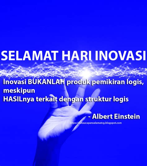 KUMPULAN UCAPAN SELAMAT HARI INOVASI DAN KATA MUTIARA TENTANG INOVASI
