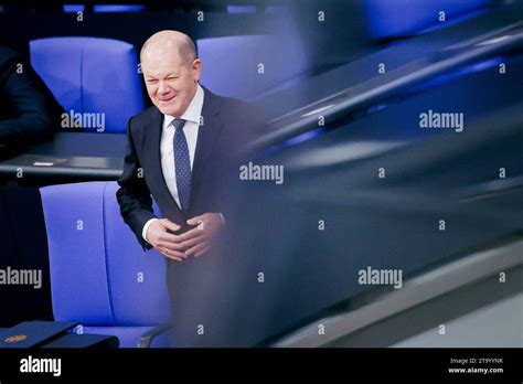Berlin Deutschland November 2023 Regierungserklärung zur