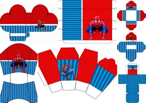 Fiesta De Spiderman Cajas Para Imprimir Gratis Cajas Para Imprimir