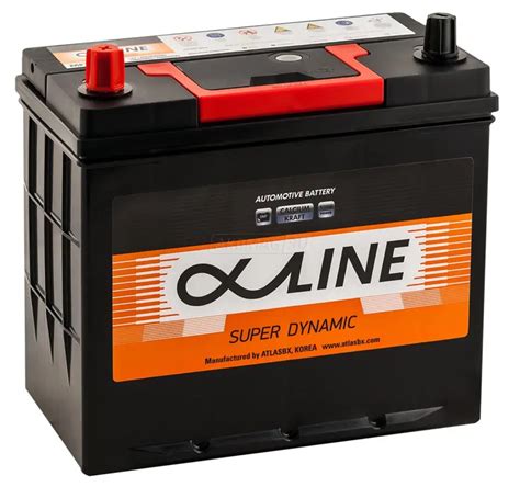 Аккумулятор автомобильный AlphaLINE 55L 70B24R 500 А прям пол 55 Ач