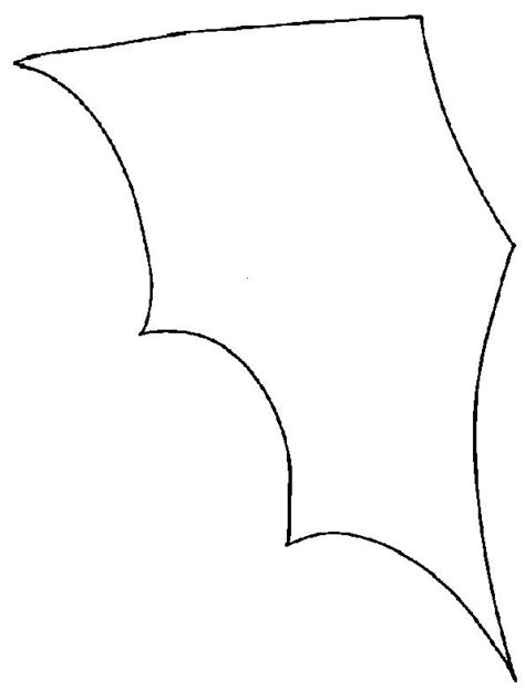 Imprimer les ailes du cornet à bonbons chauve souris Aile de chauve
