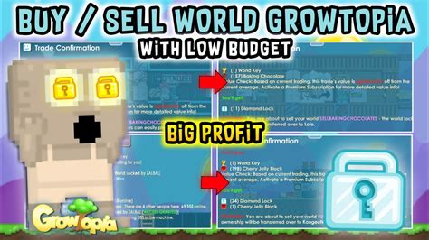 BIG PROFIT Buy Sell Profitable World Growtopia YouTube