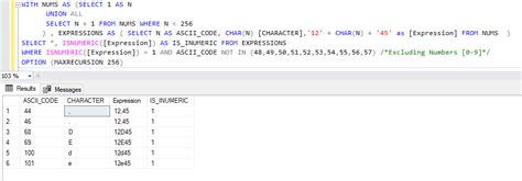 an overview of the sql server isnumeric function