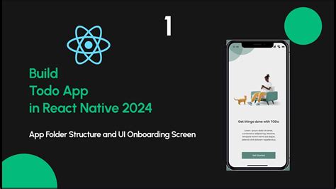 React Native Todo App Part Folder Structure And Ui For Onboarding