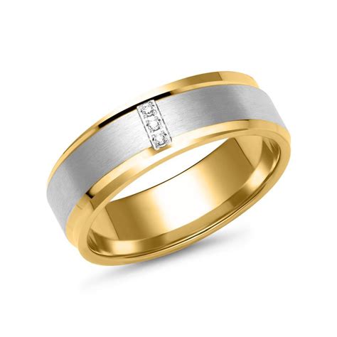 Unique Eheringe Aus Gelb Und Wei Gold Mit Diamanten Er S