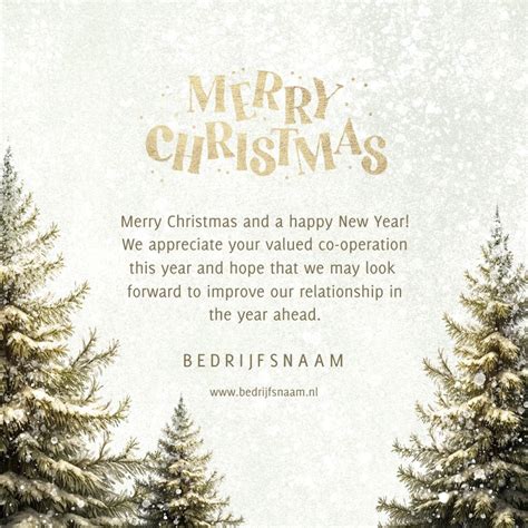 Natuurlijke Zakelijke Kerstkaart Merry Kaartje2go