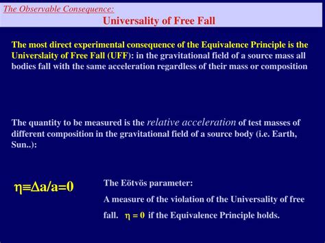 ppt “galileo galilei gg ” a test of the equivalence principle powerpoint presentation id