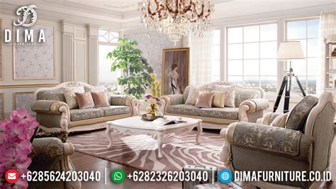 Model Sofa Tamu Terbaru 2021 Mewah Jepara Elegant DF 1508