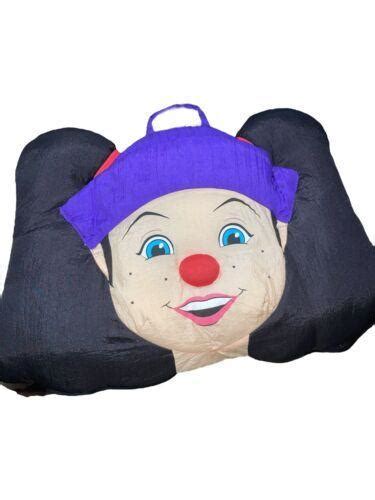 The Big Comfy Couch Loonette Clown Travel Pillow Plush Playmates