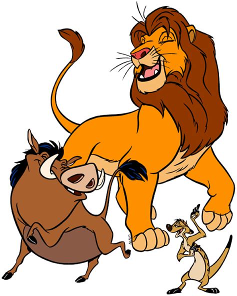 Timon Pumbaa Simba Clip Art Images Disney Clip Art Galore