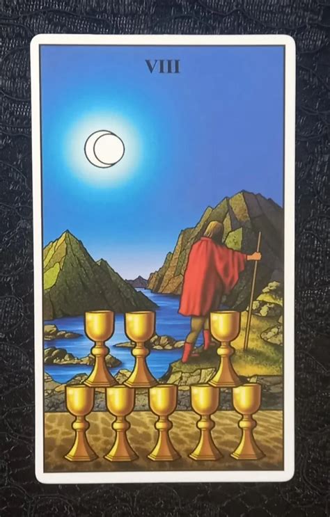 Oito de Copas Tarot Significado Conselho Amor Saúde