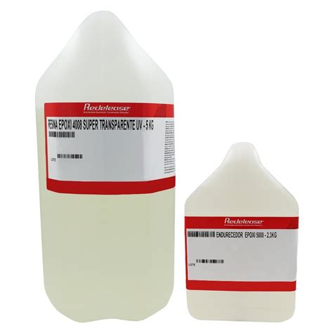 Resina Epoxi 4008 Baixa Viscosidade ULTRA TRANSPARENTE e Proteção UV