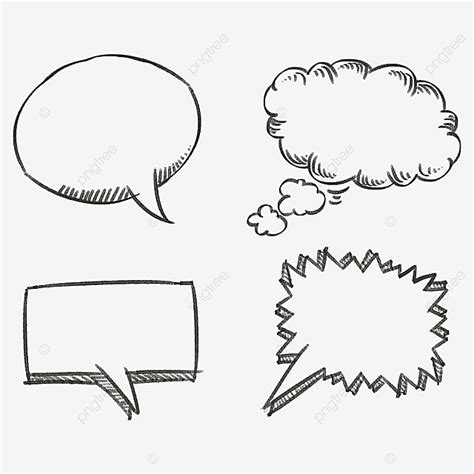 Hand Drawn Dialog Hd Transparent Hand Drawn Bubble Dialog Dialog Box