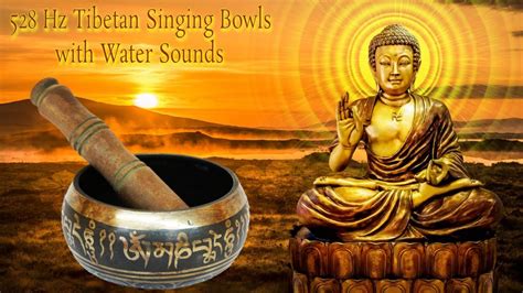 Tibet Singing Bowl Hz Water Sounds Hz Big Tibetan Singing Bowl