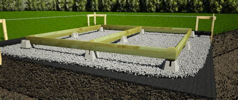 How To Build A Solid Foundation For Your Storage Shed Concrete Deck