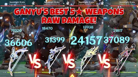 The First Great Magic Is Now Ganyus Best Weapon Best 5 Weapons For