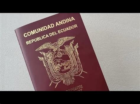 Guía completa Cómo sacar el pasaporte en Ecuador Passport ECUADOR
