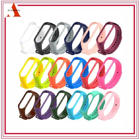 Pulseira Para Xiaomi Mi Band 3 4 Silicone Novo Pronta Entrega Corre