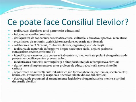 PPT CONSILIUL JUDETEAN AL ELEVILOR PowerPoint Presentation Free