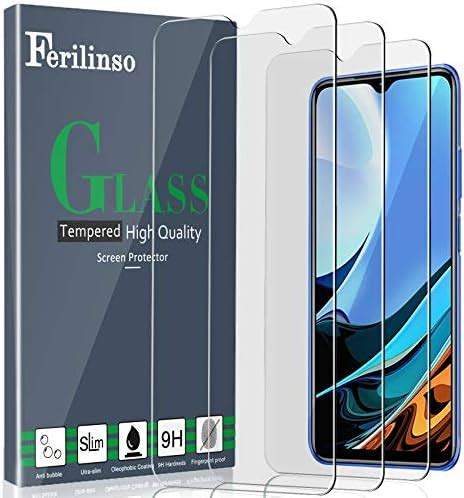 Ferilinso 5 Pièces 3 Pièces Verre Trempé pour Xiaomi Mi 11i 5G Poco
