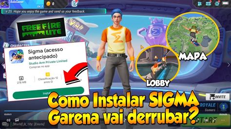Como Baixar E Instalar O Sigma Battle Royale Novo Free Fire Lite