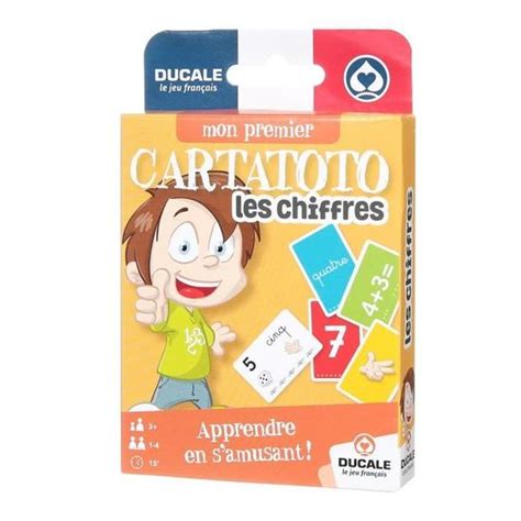 Jeu éducatif Dubuisson Cartatoto Chiffres Pour enfants dès 3 ans