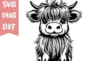 Cute Highland Cow Svg Highland Cow Png Graphic By Lemon Chili
