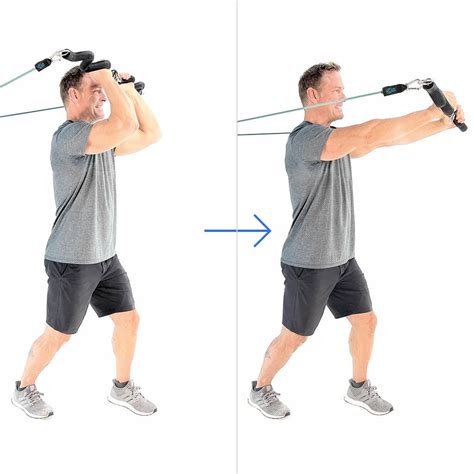 Forward Triceps Extension With Curl Bar Bodylastics