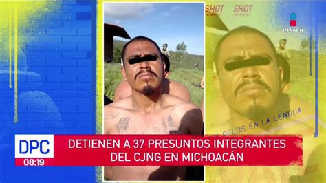Detienen a 37 presuntos integrantes del CJNG en Michoacán Imagen Televisión