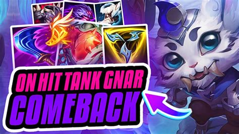 Insane On Hit Tank Gnar Comeback Season Gnar Gameplay League Of