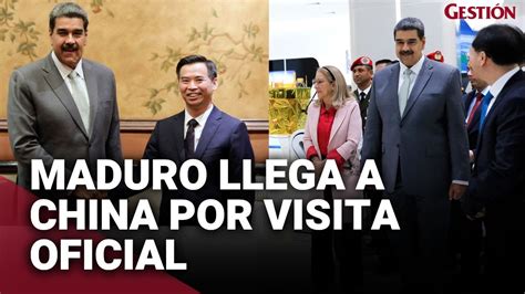 NICOLÁS MADURO arribó a PEKIN para reunirse con el presidente XI