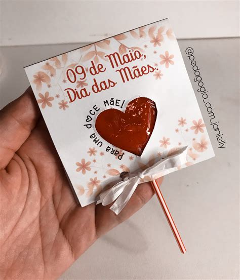 LEMBRANCINHA PARA O DIA DAS MÃES PIRULITO