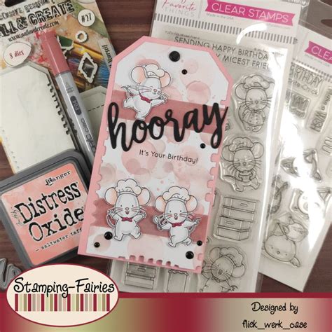 Hooray Its Your Birthday Stamping Fairies Der Blog