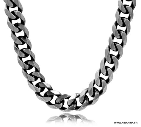 âge Ruiné subtil chaine homme argent grosse maille juste buisson lInternet