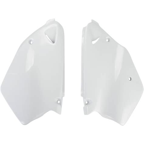 Ufo Plaques latérales Yamaha YZ 125 YZ 250 de 1996 à 2001 Blanc