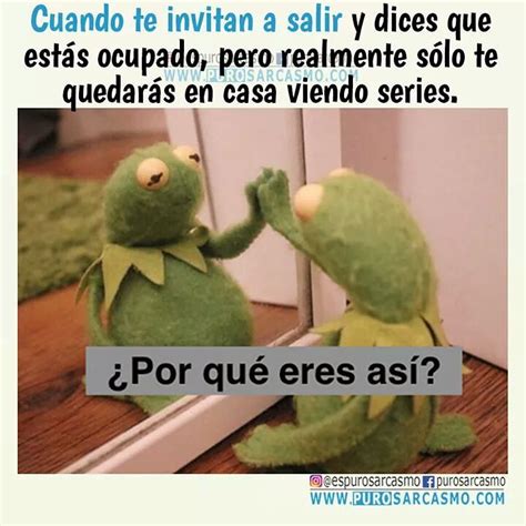 Cuando te invitan a salir y dices que estás ocupado pero realmente