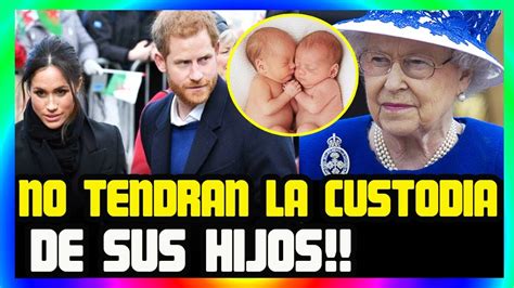 MEGHAN MARKLE Y Principe Harry NO TENDRAN La CUSTODIA De Sus Hijos