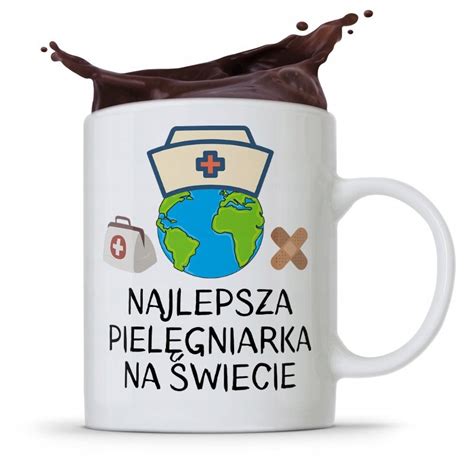 Kubek Prezent Dla Najlepszej Piel Gniarki Z Nadrukiem Ze Zdj Ciem