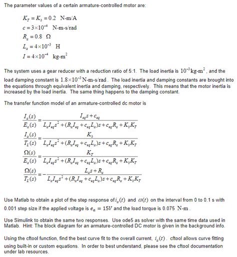 use simulink matlab to solve the below